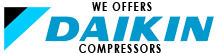 Daikin scroll JT125GA-Y1 compressor dealers in Dubai